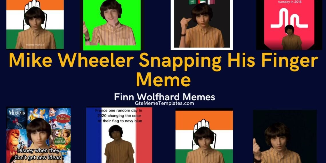 Mike Wheeler Snapping His Fingers Meme Download